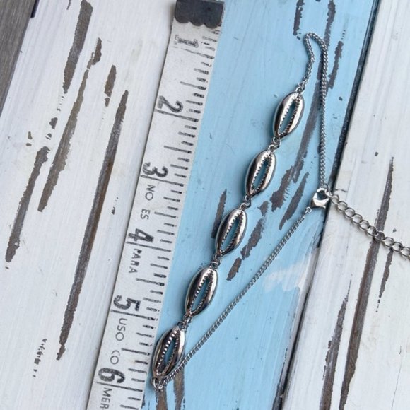 Alquimia | Jewelry | Silver Shell Choker Statement Necklace | Poshmark